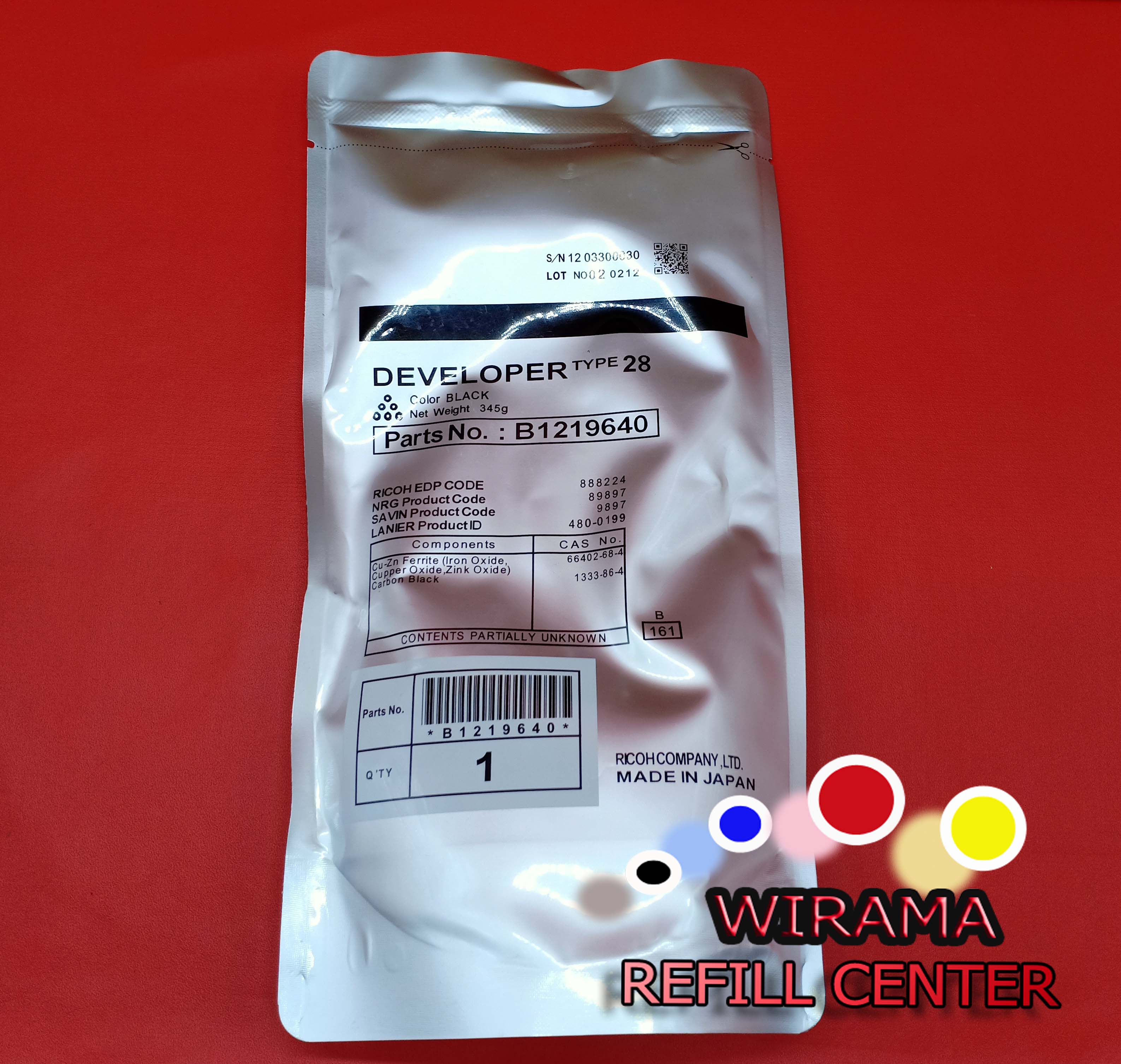 Developer Unit Ricoh Aficio MP 4000 MP5000 MP4001 MP5001 D009-3000 | Wirama Refill | Tinta Toner ...