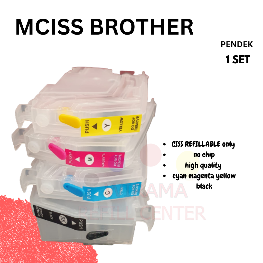 MCISS Infus Printer Brother MFC-J3540DW MFC j3540 Pendek | Wirama ...