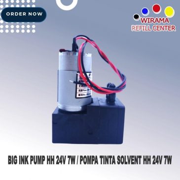 Big Ink Pump HH 24V 7W / Pompa Tinta Solvent HH 24V 7W | Wirama Refill ...
